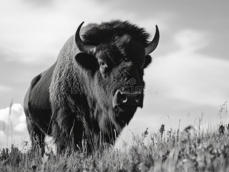 Bison in the Wild stock image. Image of ruminant, bison - 364291965