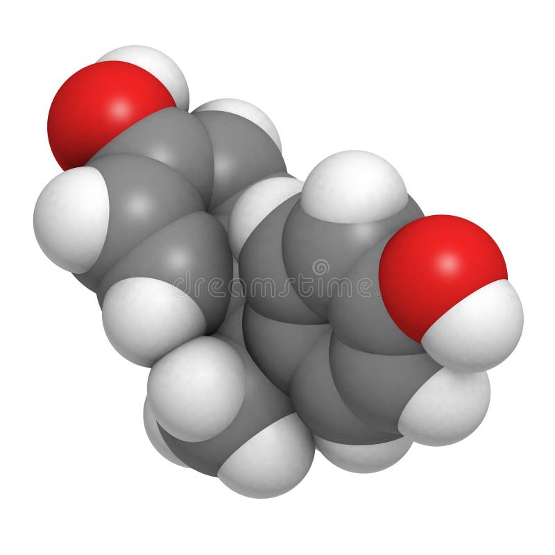 Bisphenol a, BPA, Chemical Formula and Skeletal Structure Stock Vector ...