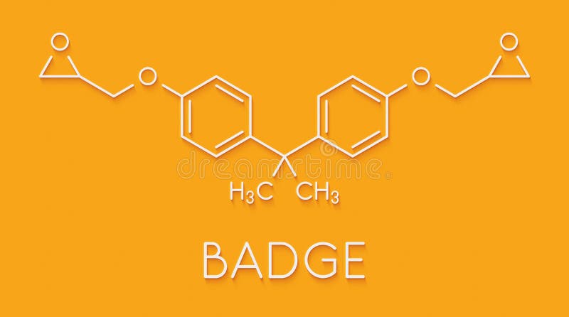 Bisphenol a Diglycidyl Ether BADGE, DGEBA Epoxy Glue Constituent ...