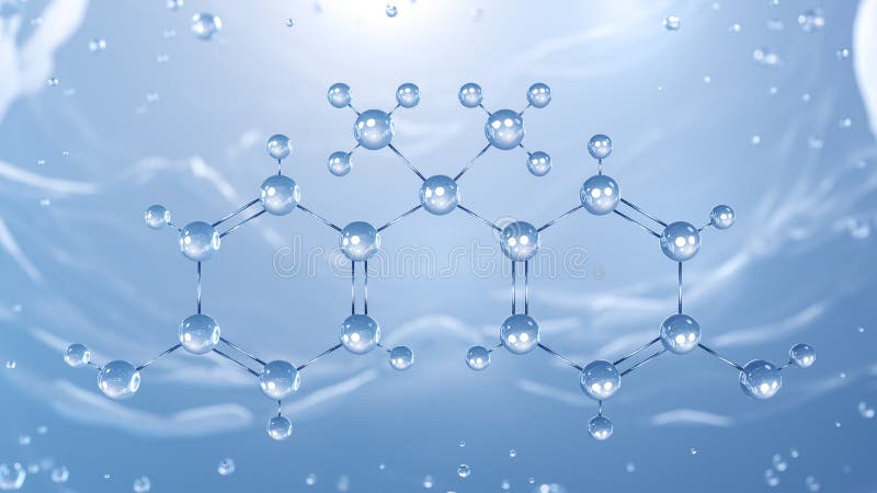 Bisphenol a Molecular Structure, 3d Model Molecule, BPA, Structural ...