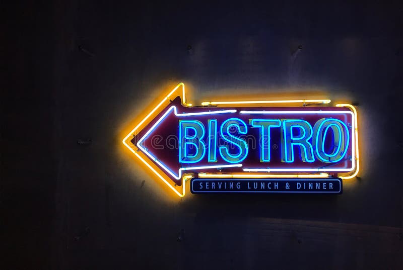 127 Neon Sign Bistro Stock Photos - Free & Royalty-Free Stock Photos ...