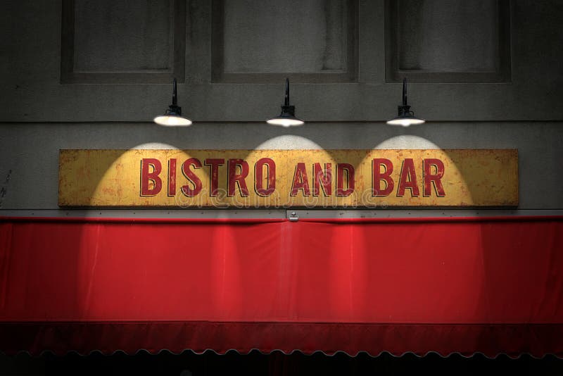 Bar stock photo. Image of architecture, simple, sign, bistro - 2621004