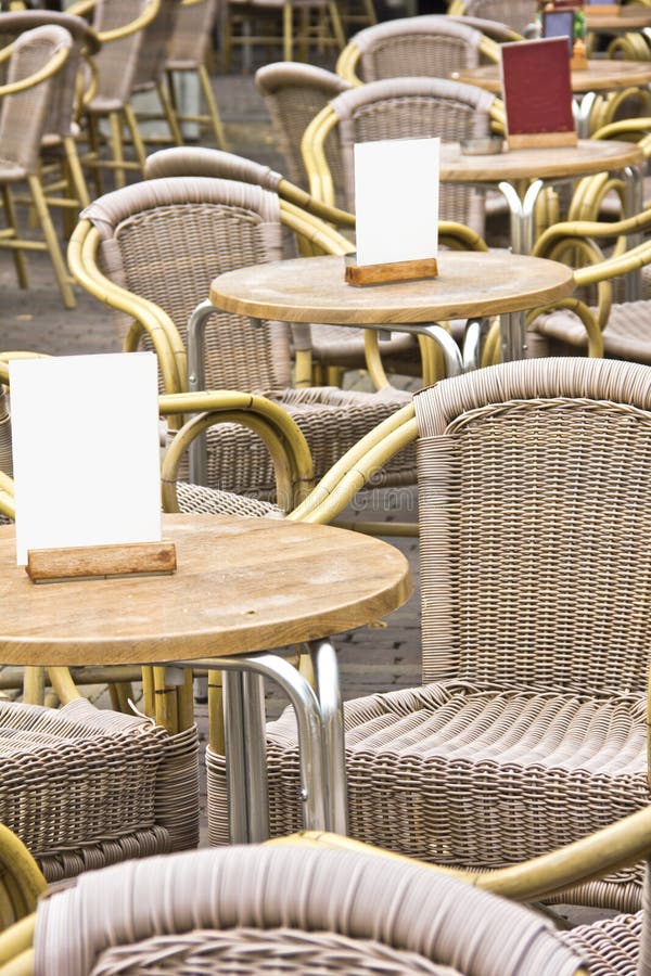 Colorful Garden Cafe stock image. Image of chair, street - 23833767
