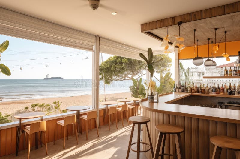 Bistro with a View of the Beach, Serving Fresh Seafood and Cocktails ...