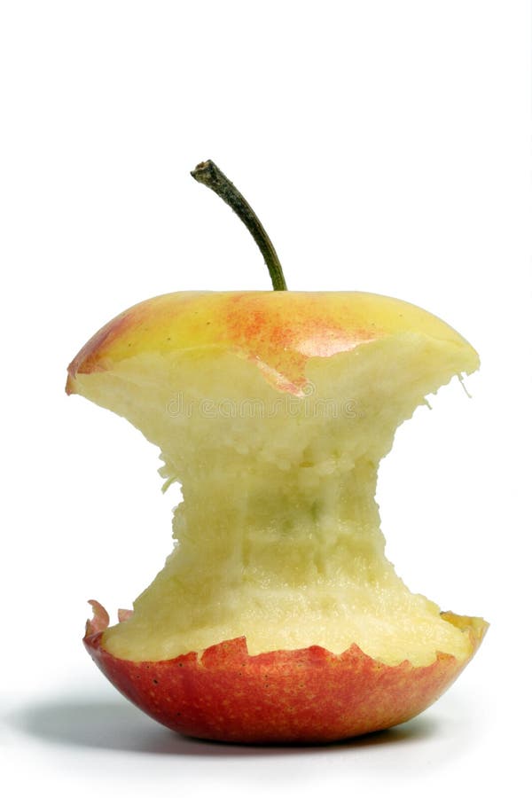 Bit of an apple. stock photo. Image of shadow, cutting - 12700882