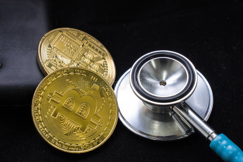 Bit coin close-up stock image. Image of bitcoin, isolated - 118812535