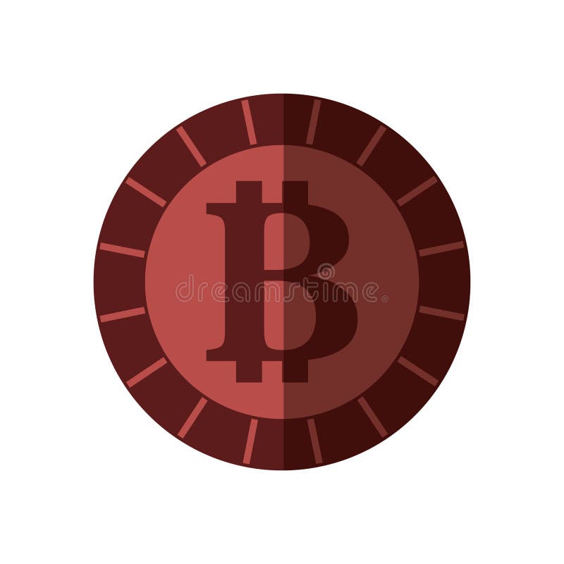 Bit coin isolated icon stock vector. Illustration of rich - 79827172