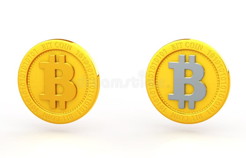 Bit coin stock illustration. Illustration of financial - 34358133