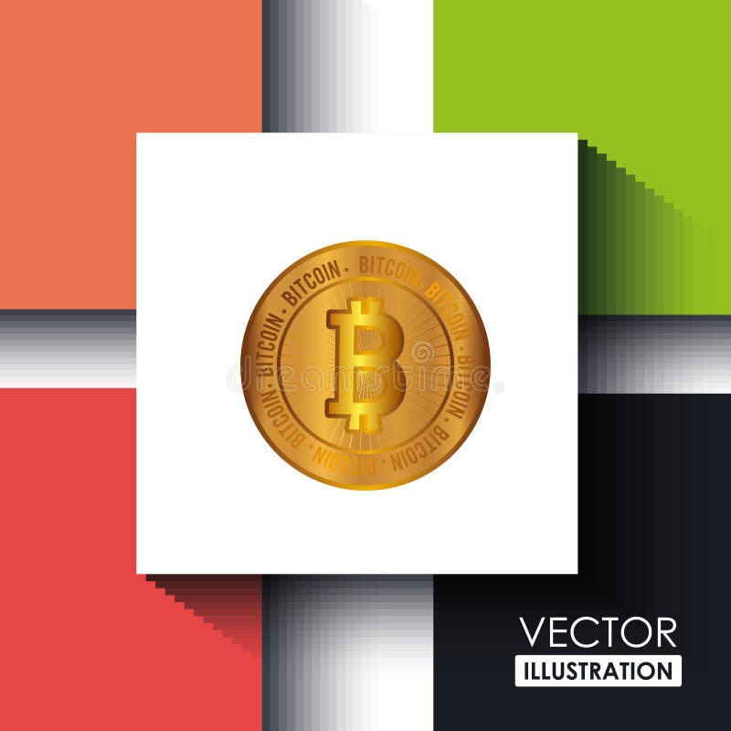 Bit coins design stock illustration. Illustration of coin - 67371363