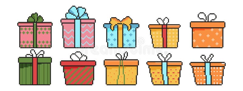 Bit Pixel Art Game Icon Set Stock Illustrations – 6,001 Bit Pixel Art ...