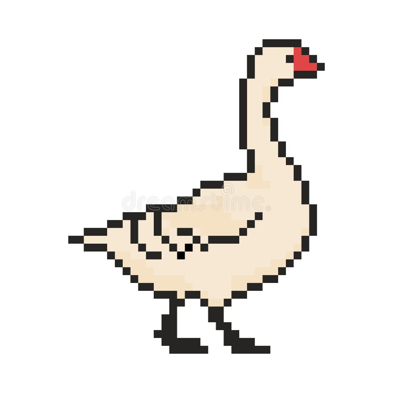 Goose Pixel Stock Illustrations – 372 Goose Pixel Stock Illustrations ...