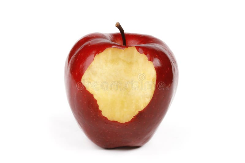 Apple Core. stock photo. Image of missing, fresh, apple - 1860270