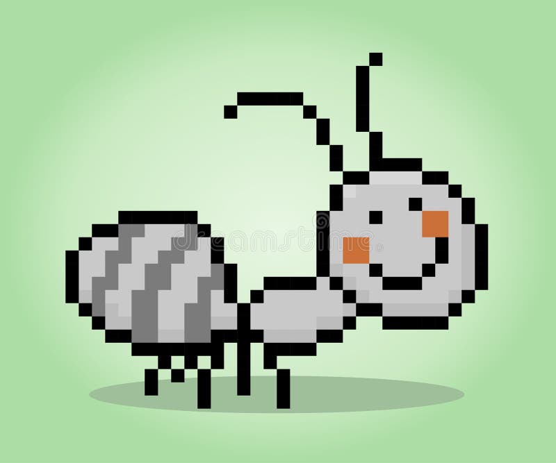 Ant Pixel Art Stock Illustrations – 52 Ant Pixel Art Stock ...