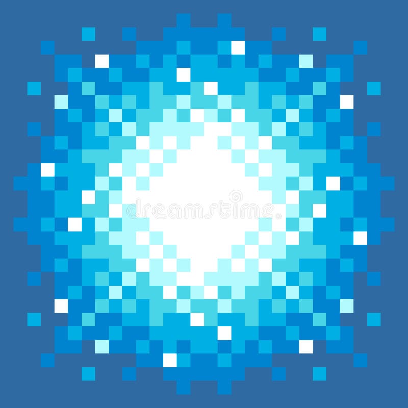 8-Bit Pixel-art Explosion stock vector. Illustration of heat - 32874679