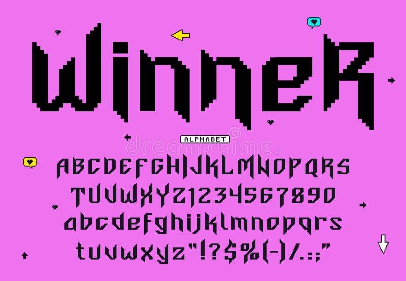 Pixel Art Alphabet Stock Illustrations – 6,736 Pixel Art Alphabet Stock ...
