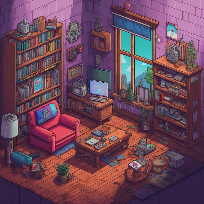 Pixel Art Room Stock Illustrations – 4,364 Pixel Art Room Stock ...