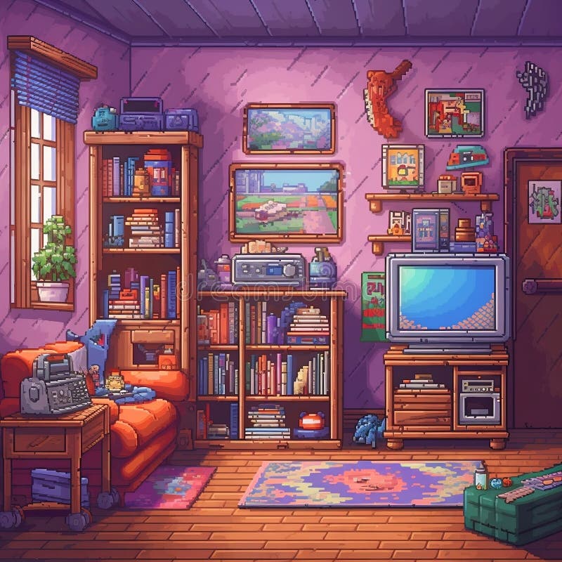 Pixel Art Room Stock Illustrations – 4,364 Pixel Art Room Stock ...