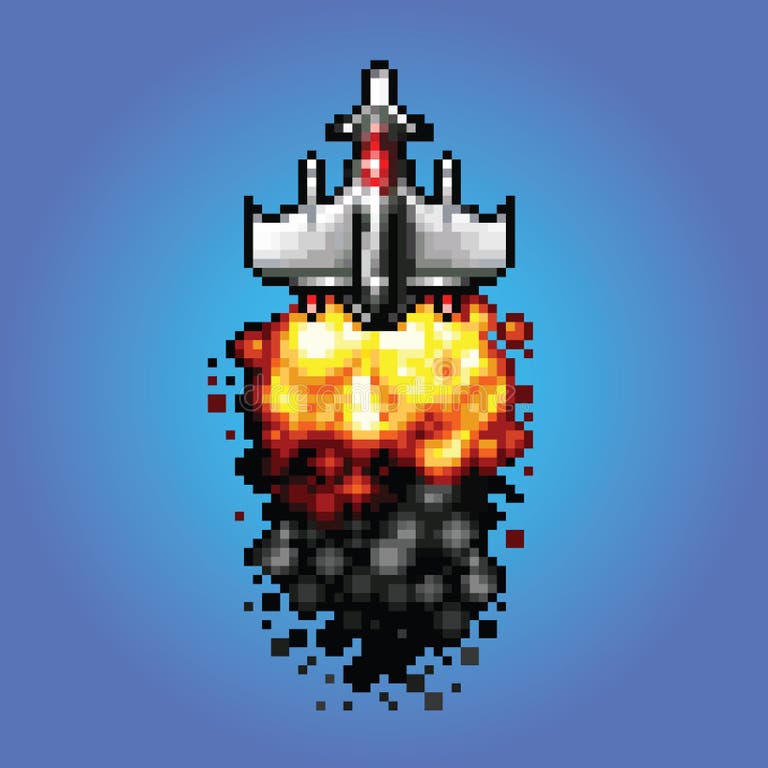 8 Bit Rocket Ship Stock Illustrations – 189 8 Bit Rocket Ship Stock ...