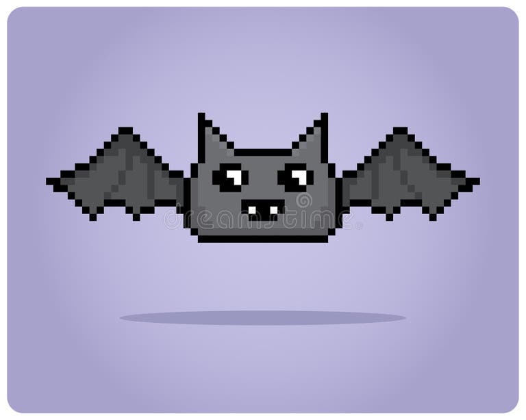 Vector Pixel Art Bat Night Stock Illustrations – 53 Vector Pixel Art ...