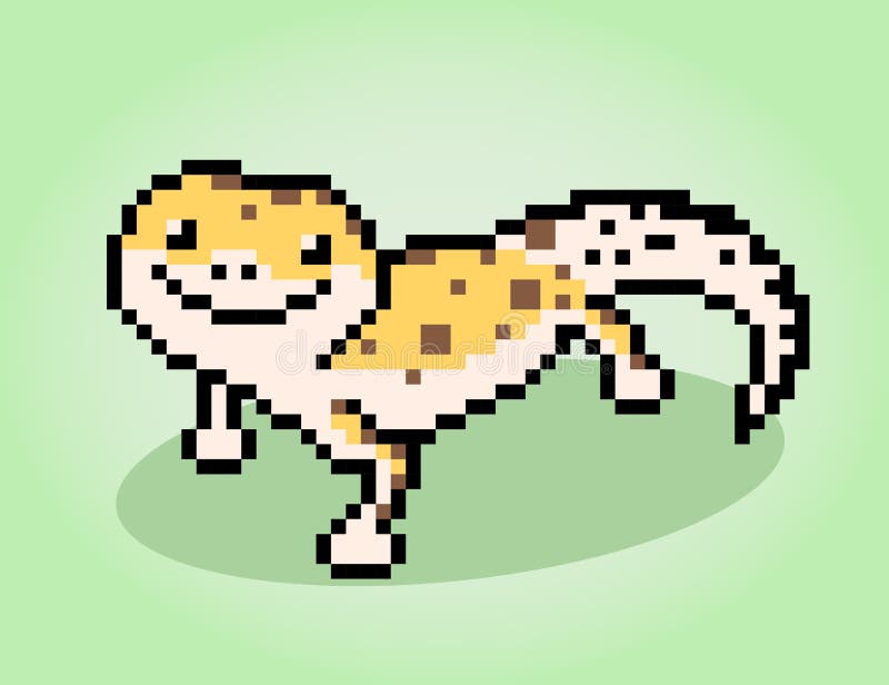 Lizards Pixel Stock Illustrations – 40 Lizards Pixel Stock ...
