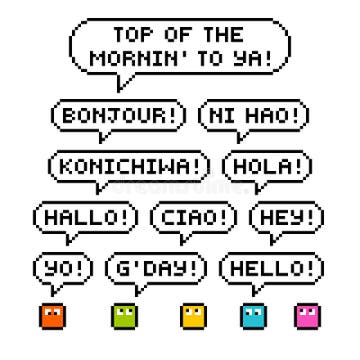 8 Bit Speech Bubble Stock Illustrations – 739 8 Bit Speech Bubble Stock ...