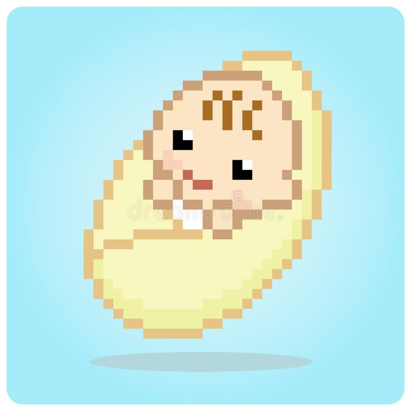Pixel Newborns Stock Illustrations – 6 Pixel Newborns Stock ...
