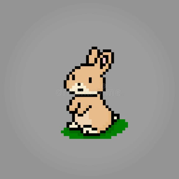 Rabbit Pixels Stock Illustrations – 75 Rabbit Pixels Stock ...