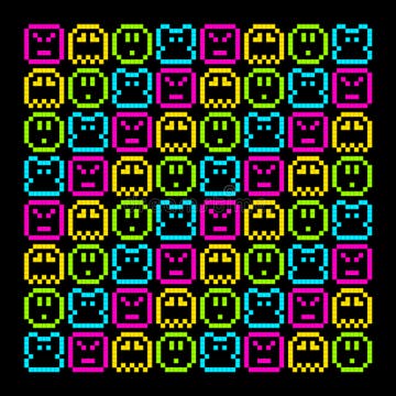 Rainbow Matrix Stock Illustrations – 1,332 Rainbow Matrix Stock ...