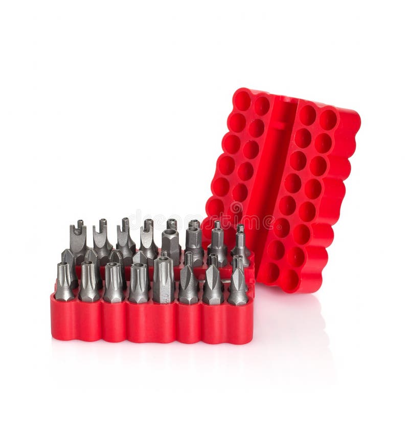 Macro of Precision Screwdriver Bit Set Stock Image - Image of ...