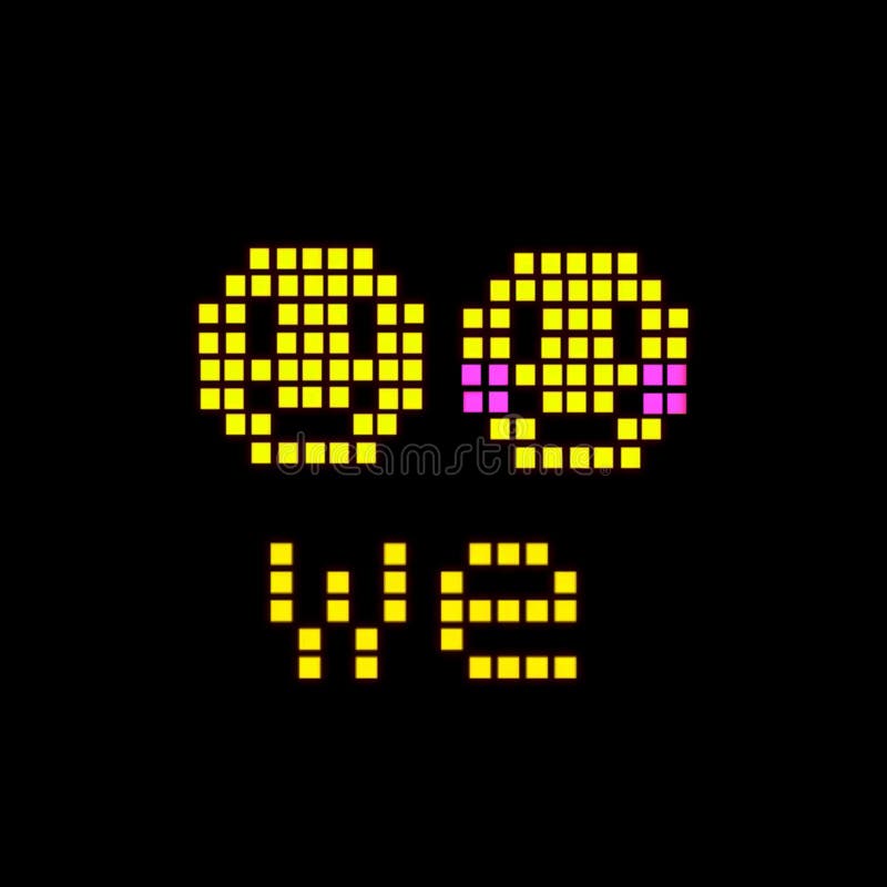 16 Bit Smilies Abstract Background Illustration Stock Illustration ...