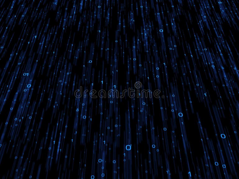 Bit stream stock illustration. Illustration of internet - 6680277