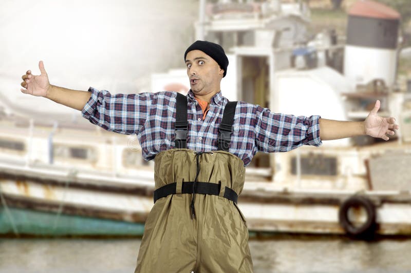 A bit thick stock image. Image of leisure, happy, fisher - 36329437