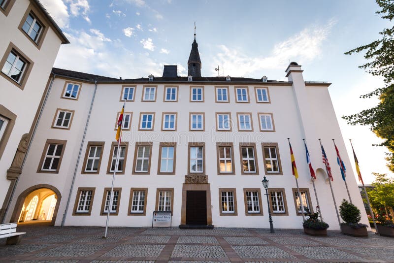 Bitburg germany cityscape stock image. Image of pruem - 122319237