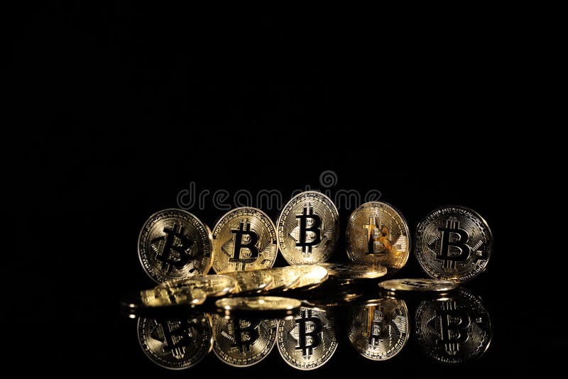 Bitcoin stockbild. Bild von schwarzes, kryptografie - 110569173