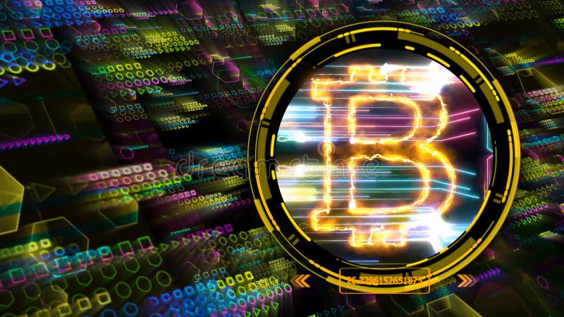 Algorithm Process and Analysis Bitcoin Quantum Computer Futuristic ...