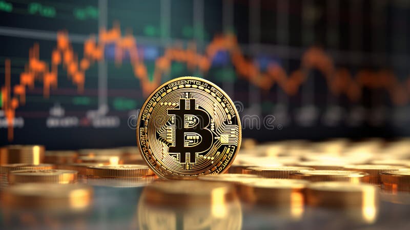 Bitcoin Analytics: Visualizing Market Statistics Stock Illustration ...