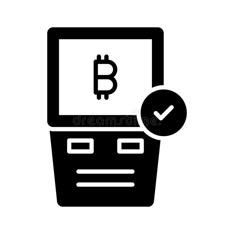 Bitcoin Atm Machine Vector Design Ready for Premium Download Stock ...