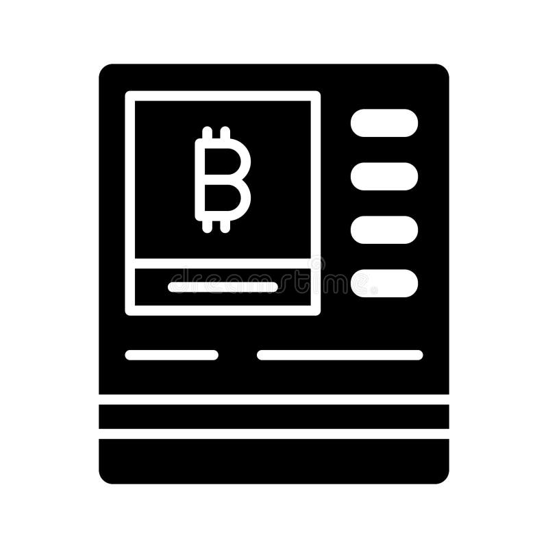 Bitcoin Atm Machine Vector Design Ready for Premium Download Stock ...