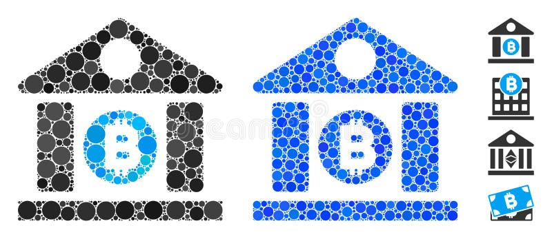 Bitcoin Bank Building Composition Icon of Circles Stock Illustration ... Bitcoin Bank Building Composition Icon of Circles Stock Illustration ...