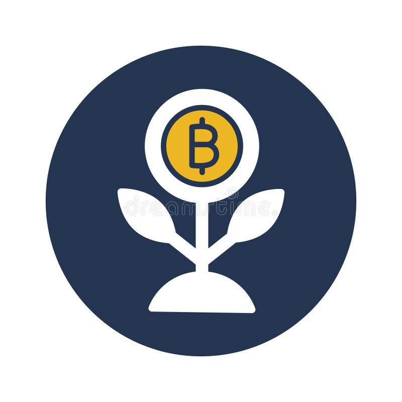 Bitcoin, Bitcoin Farm, Bitcoin Mining, Mining Process Fully Editable Vector Icons Stock Vector ...