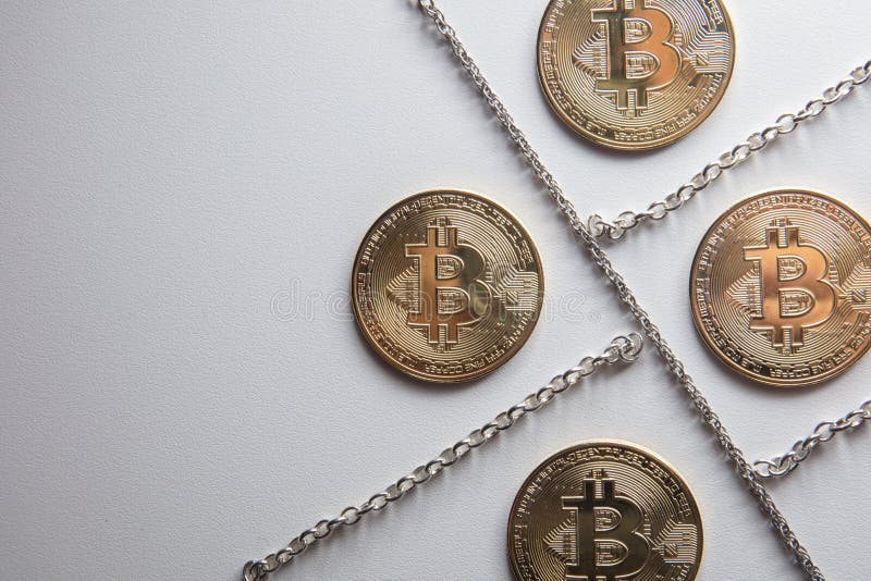 Bitcoin and Block Chain Issue Stock Photo - Image of rare, issue: 183206622
