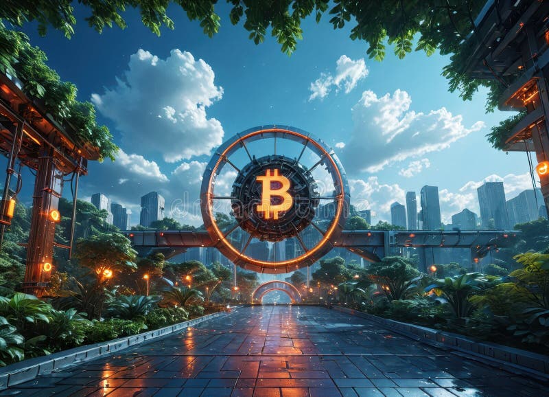 Bitcoin Bridge, Transforming Finance with Blockchain Technology Stock ...