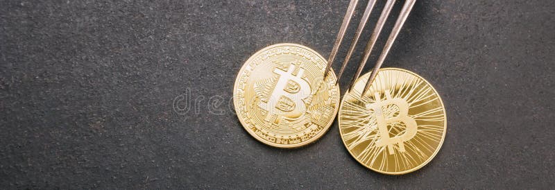 Bitcoin BTC and Bitcoin Cash BCH Hard Fork, Digital Cryptocurrency ...
