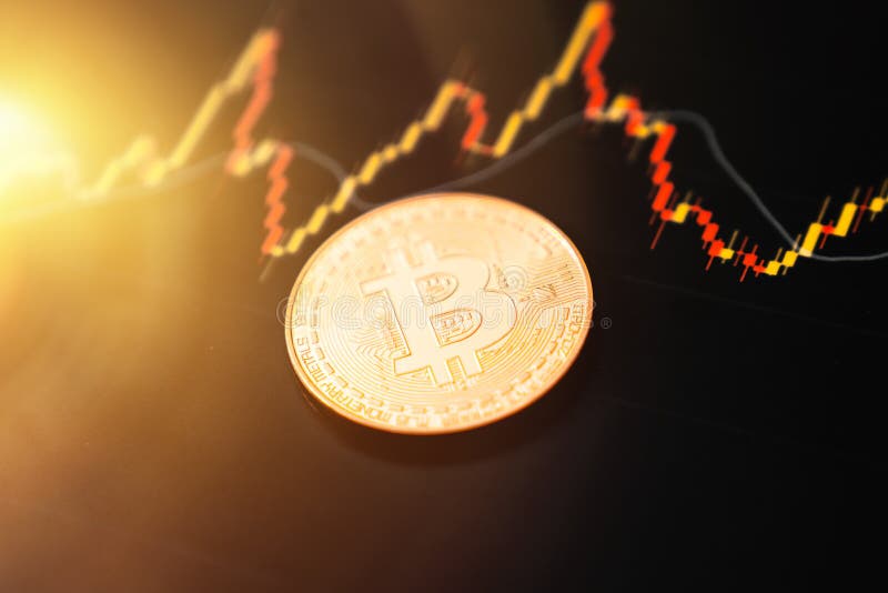 Bitcoin Chart . Cryptocurrency is the Currency of the Future Stock ...