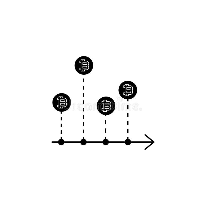 Bitcoin Chart Icon. Element of Crypto Currency Icon for Mobile Concept ...