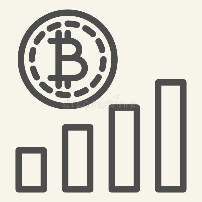 Crypto Graph Chart with Blue Line and Black Background. Generative AI ...