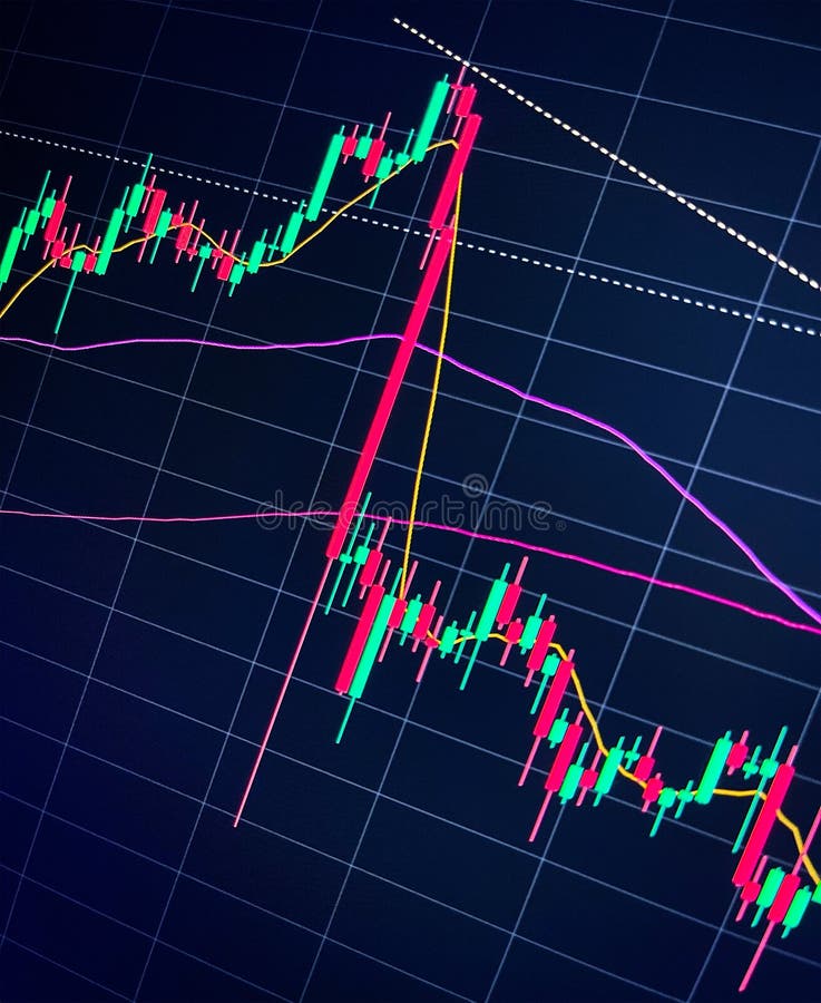 Bitcoin. Bitcoin Chart Background Concept. Crypto Money News Concept ...