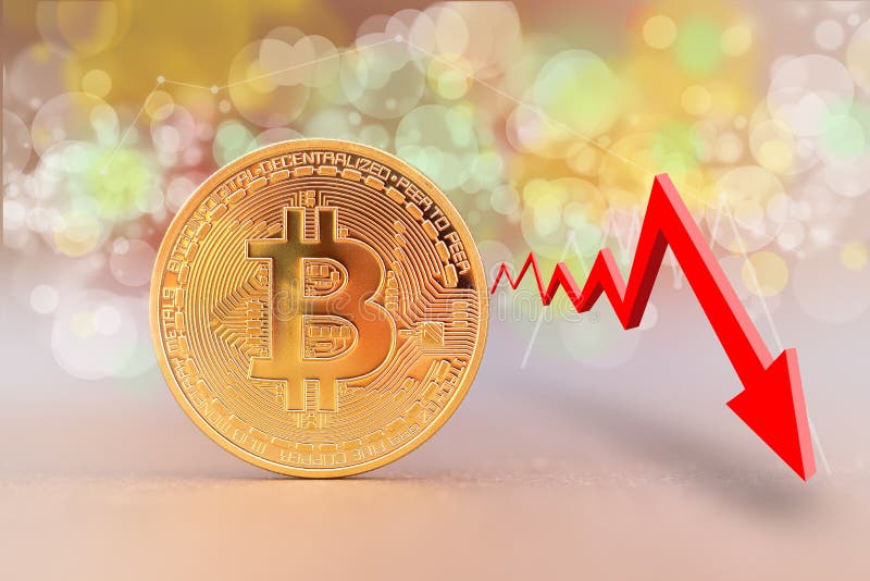 Bitcoin Coin with a Decreasing Trend Graph Stock Image - Image of ... Bitcoin Coin with a Decreasing Trend Graph Stock Image - Image of ...