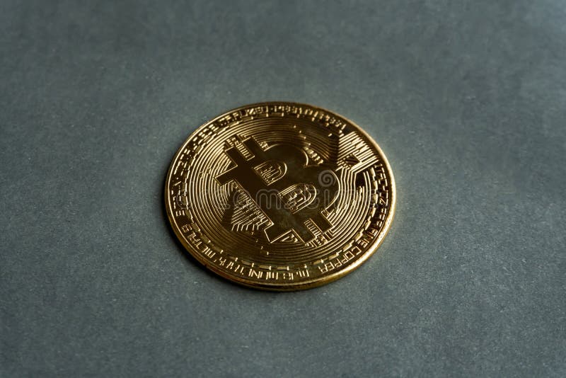 Bitcoin Coin Money of Digital Crypto Currency Real Coin Stock Image ...