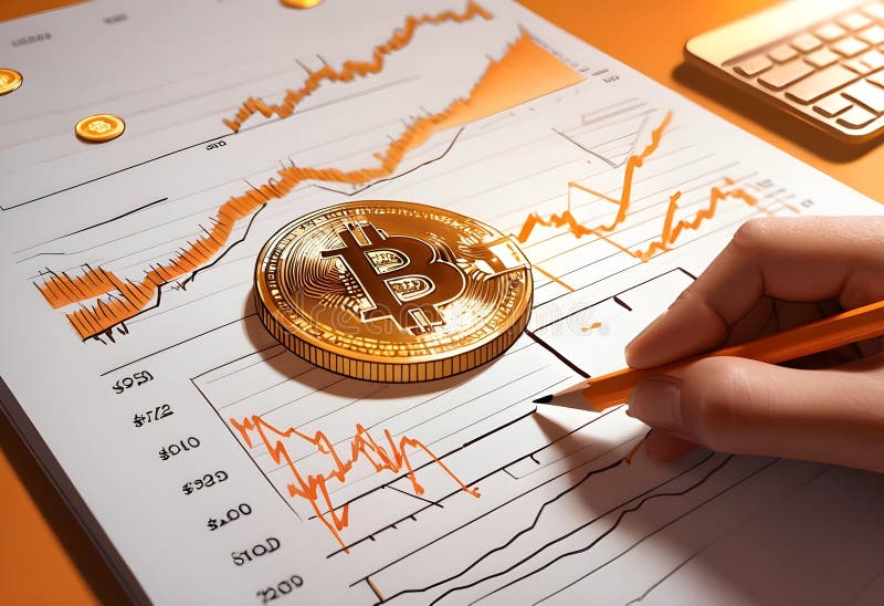 Bitcoin Coins Installed in the System Cryptocurrency. Stock ...